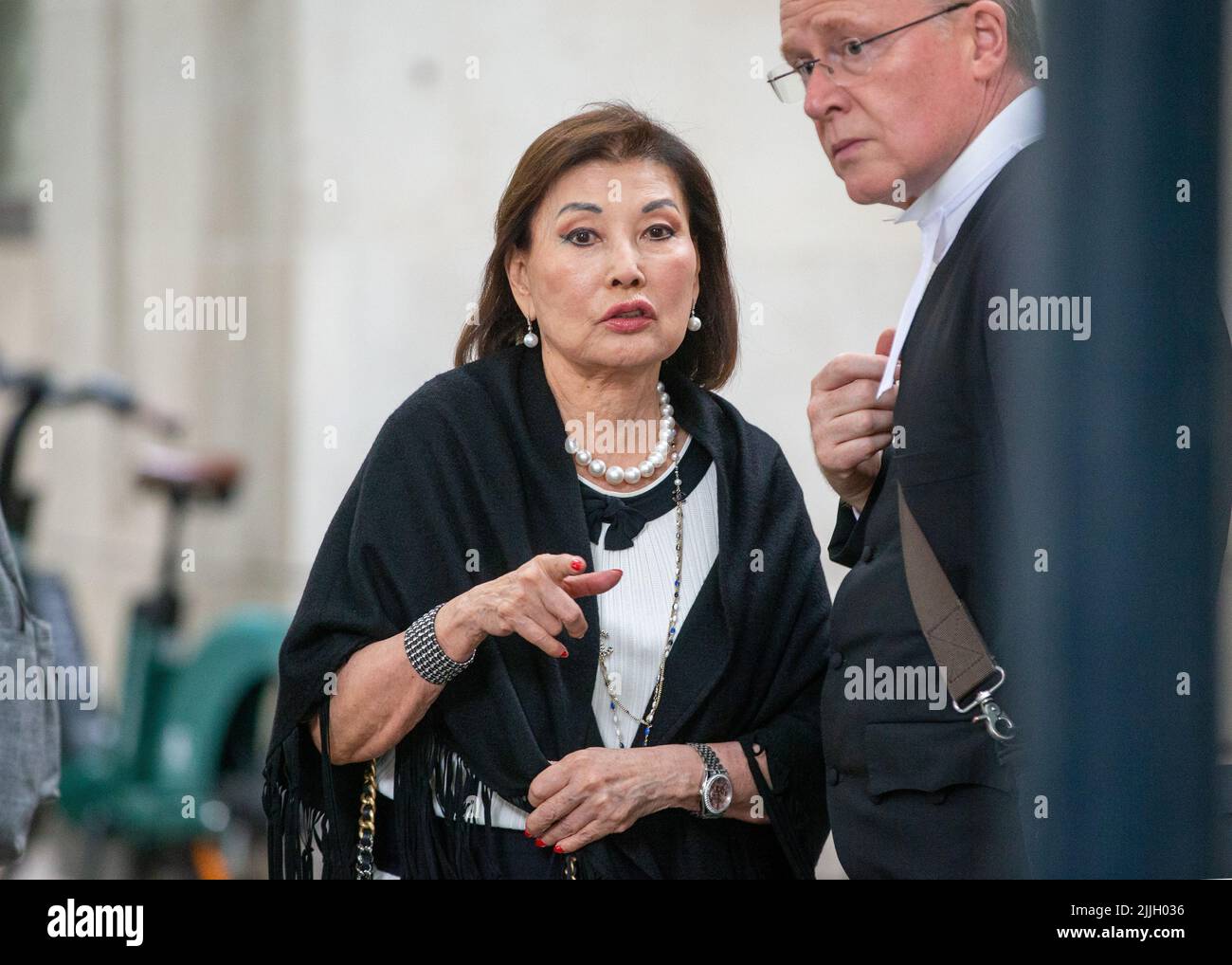 London, England, UK. 26th July, 2022. Lady HIROKO BARCLAY is seen ...