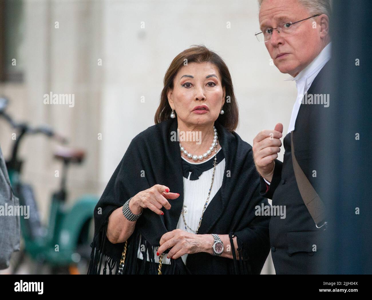 London, England, UK. 26th July, 2022. Lady HIROKO BARCLAY is seen ...