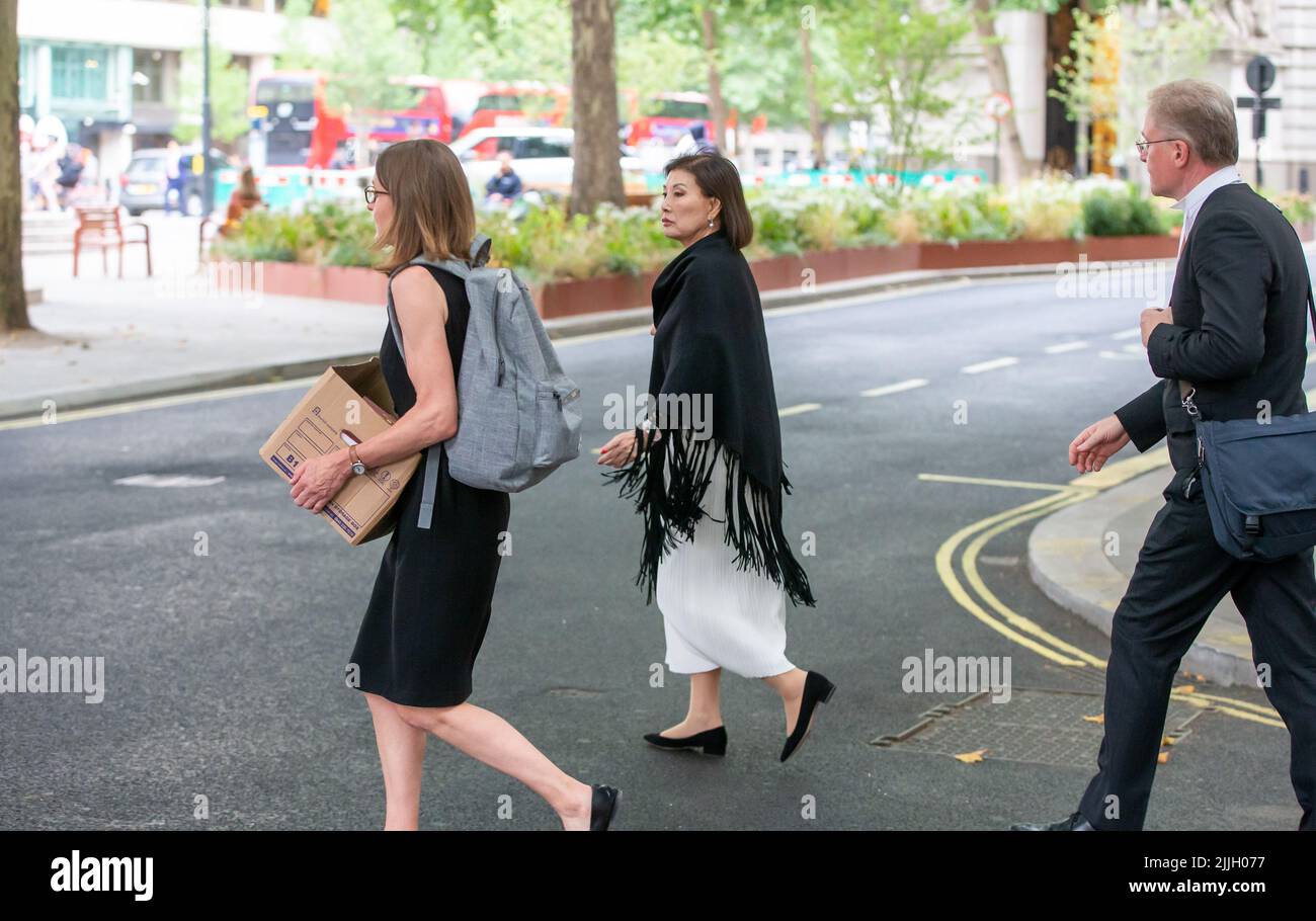 London, England, UK. 26th July, 2022. Lady HIROKO BARCLAY is seen ...