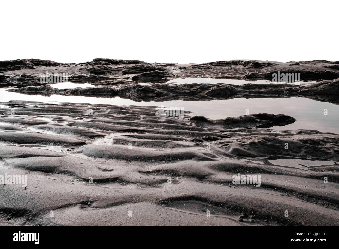 abstract sea background, wadden sea, mud flat Stock Photo - Alamy