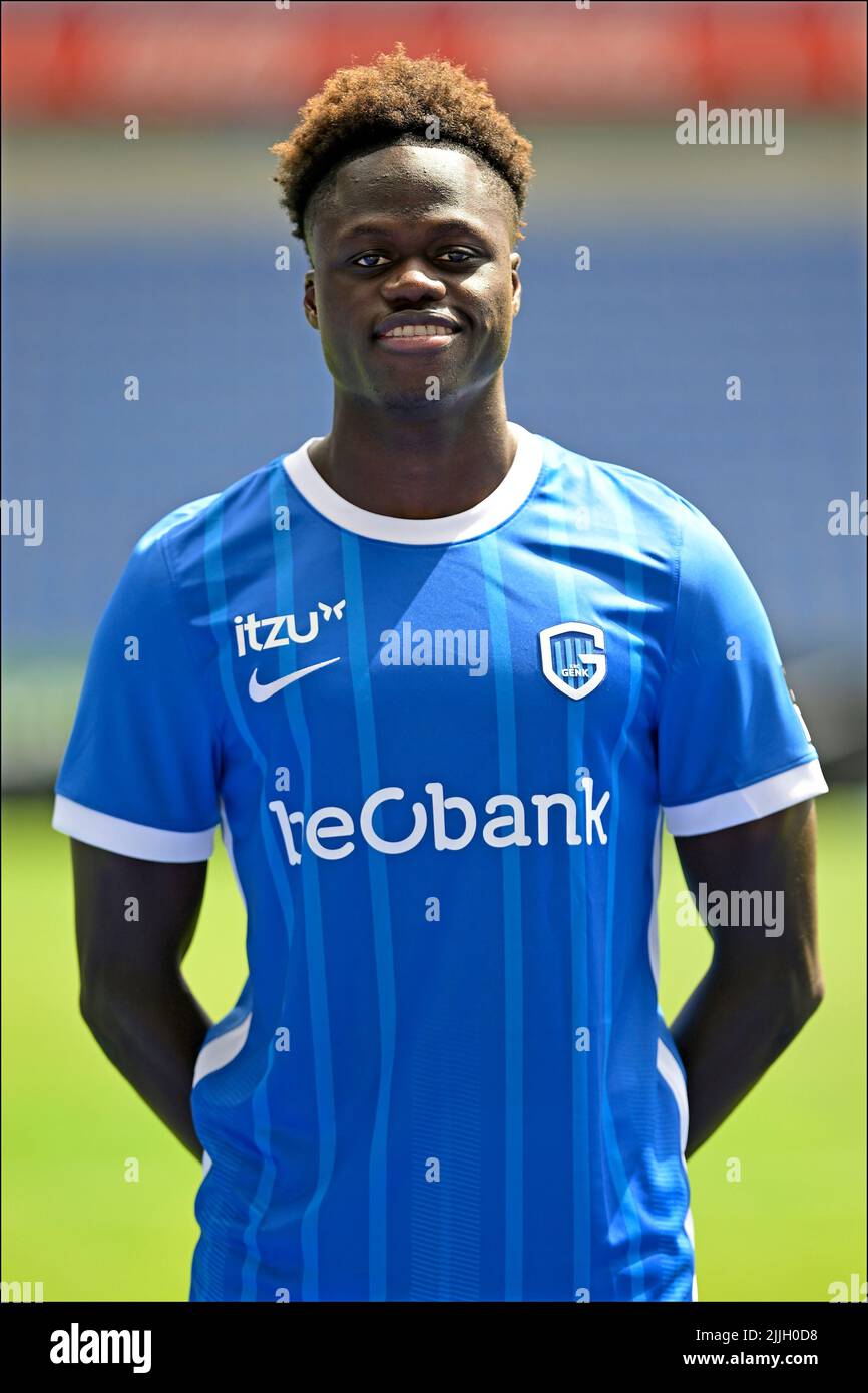 Genk, Belgium, 26 July 2022, Jong Genk's Sekou Diawara poses for the ...