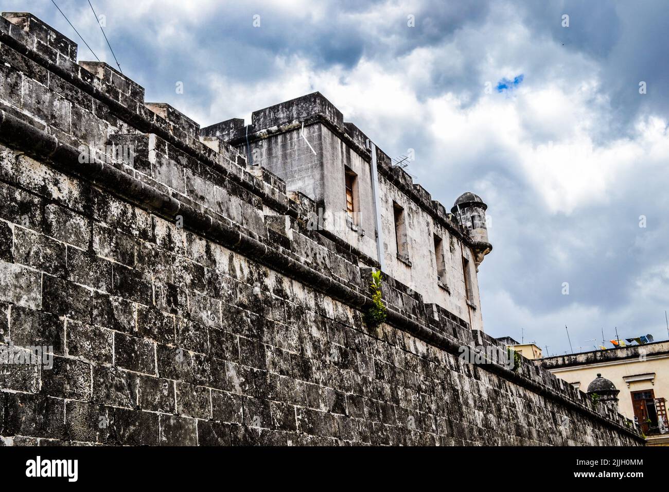 Old castle building in Havana Cuba Stock Photo - Alamy