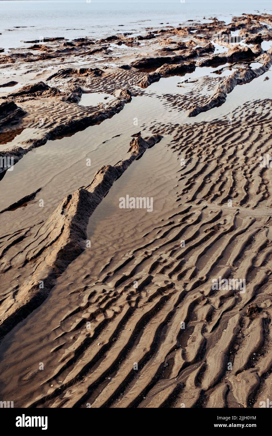 abstract sea background, wadden sea, mud flat Stock Photo - Alamy