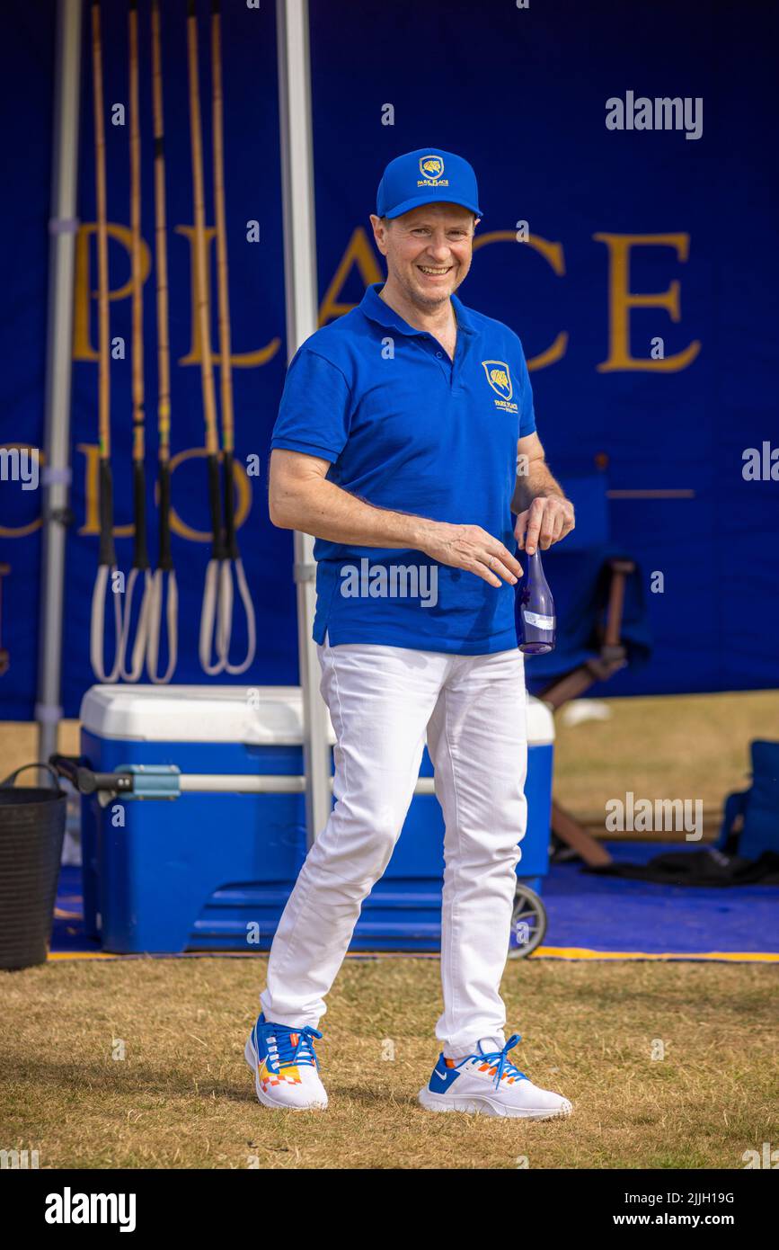 Russian banker Andrey Borodin at the Gold Cup final at Cowdray Park ...