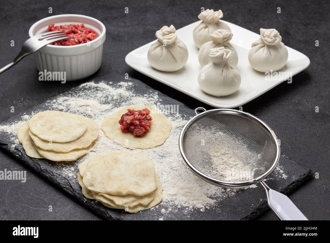 Fork sieve hi-res stock photography and images - Alamy