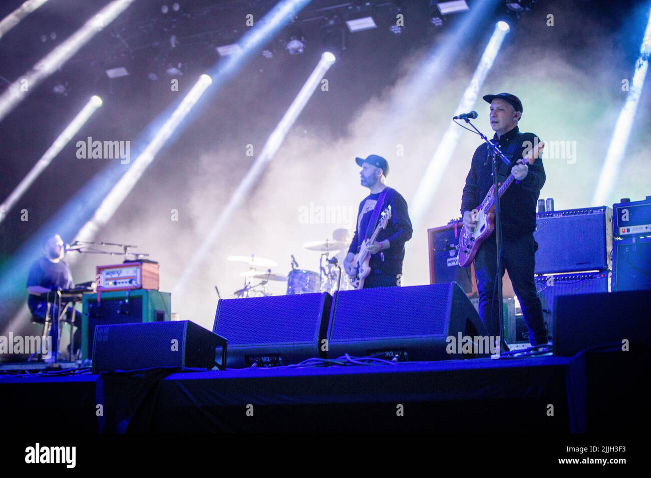 Jodrell Bank, Cheshire, UK. 23rd July, 2022. Scottish post-rock band ...