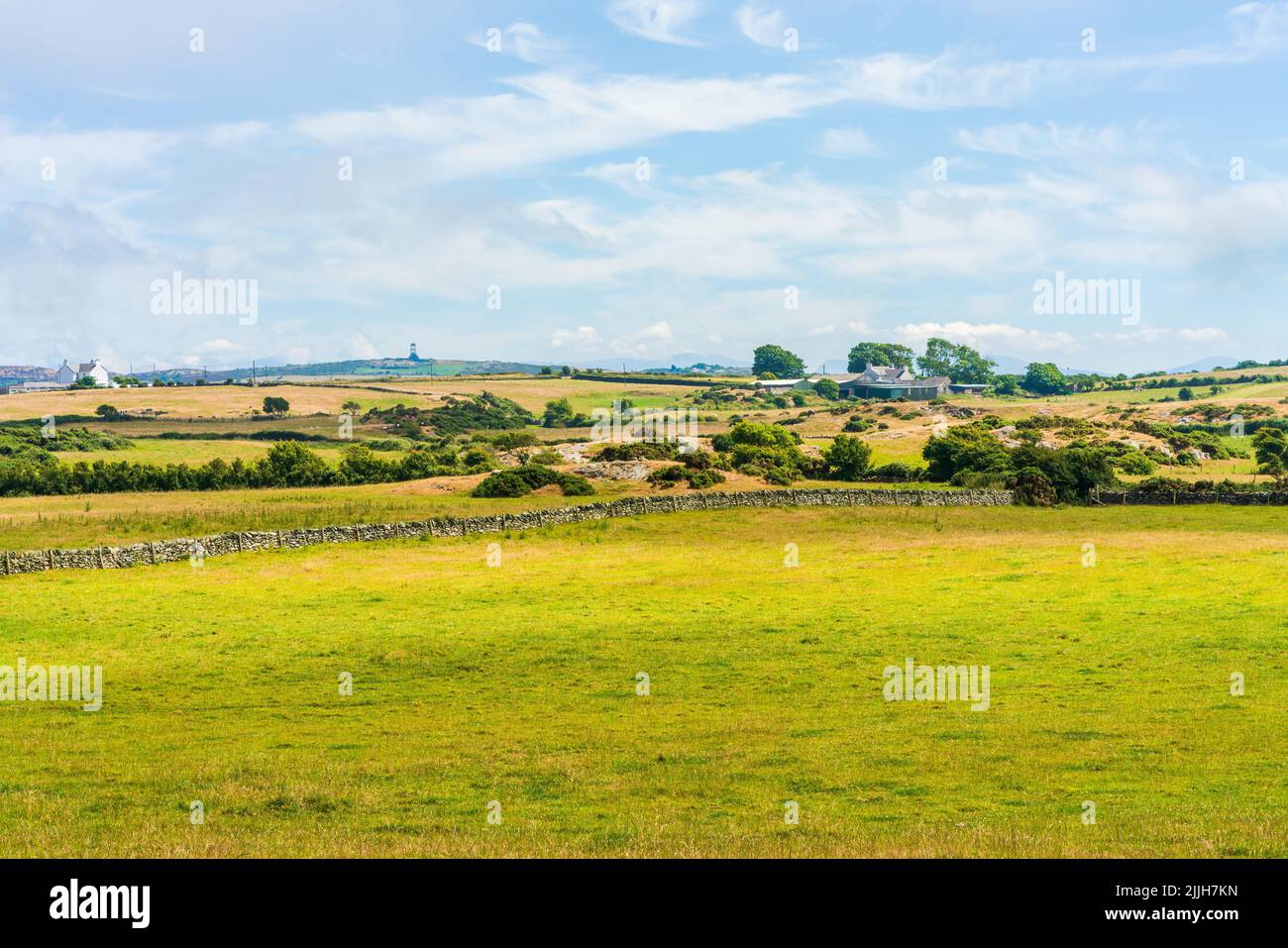 Rural landscape on the isle of Anglesey, Wales Stock Photo - Alamy