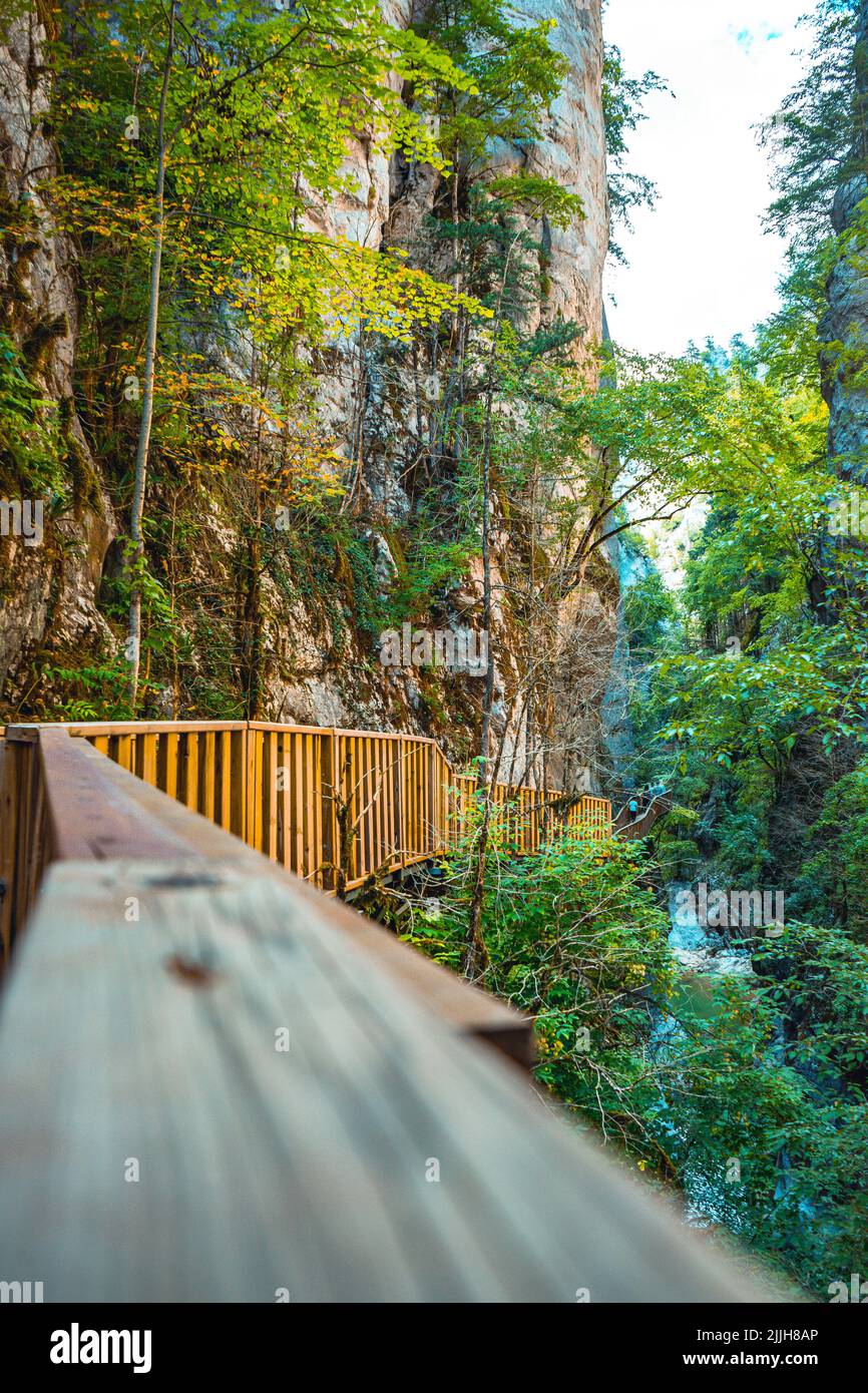 Horma Canyon. Kure Mountains National Park. Horma Canyon hiking trail ...
