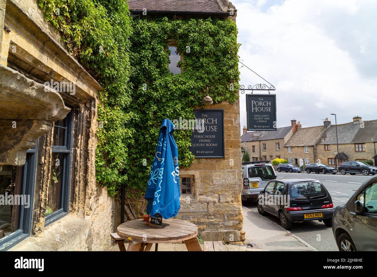 The Porch House Stow-on-the-Wold, Gloucestershire, England Stock Photo ...