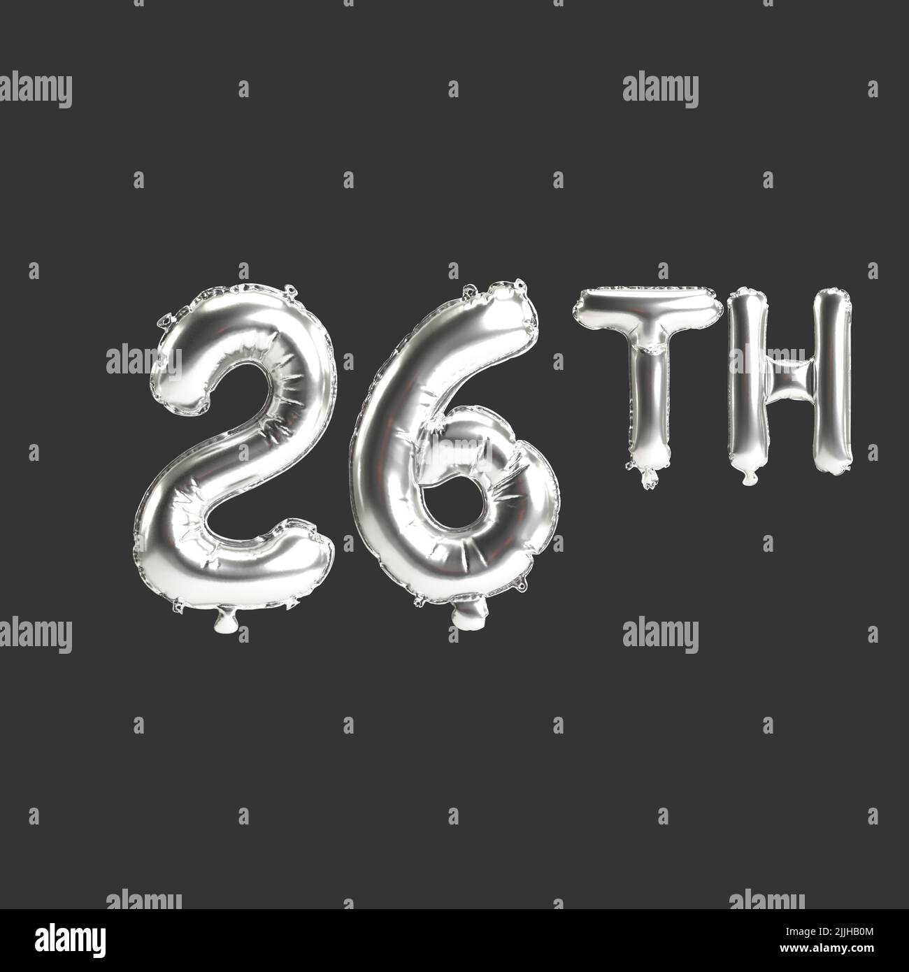 Happy birthday number 26 greeting hi-res stock photography and images ...