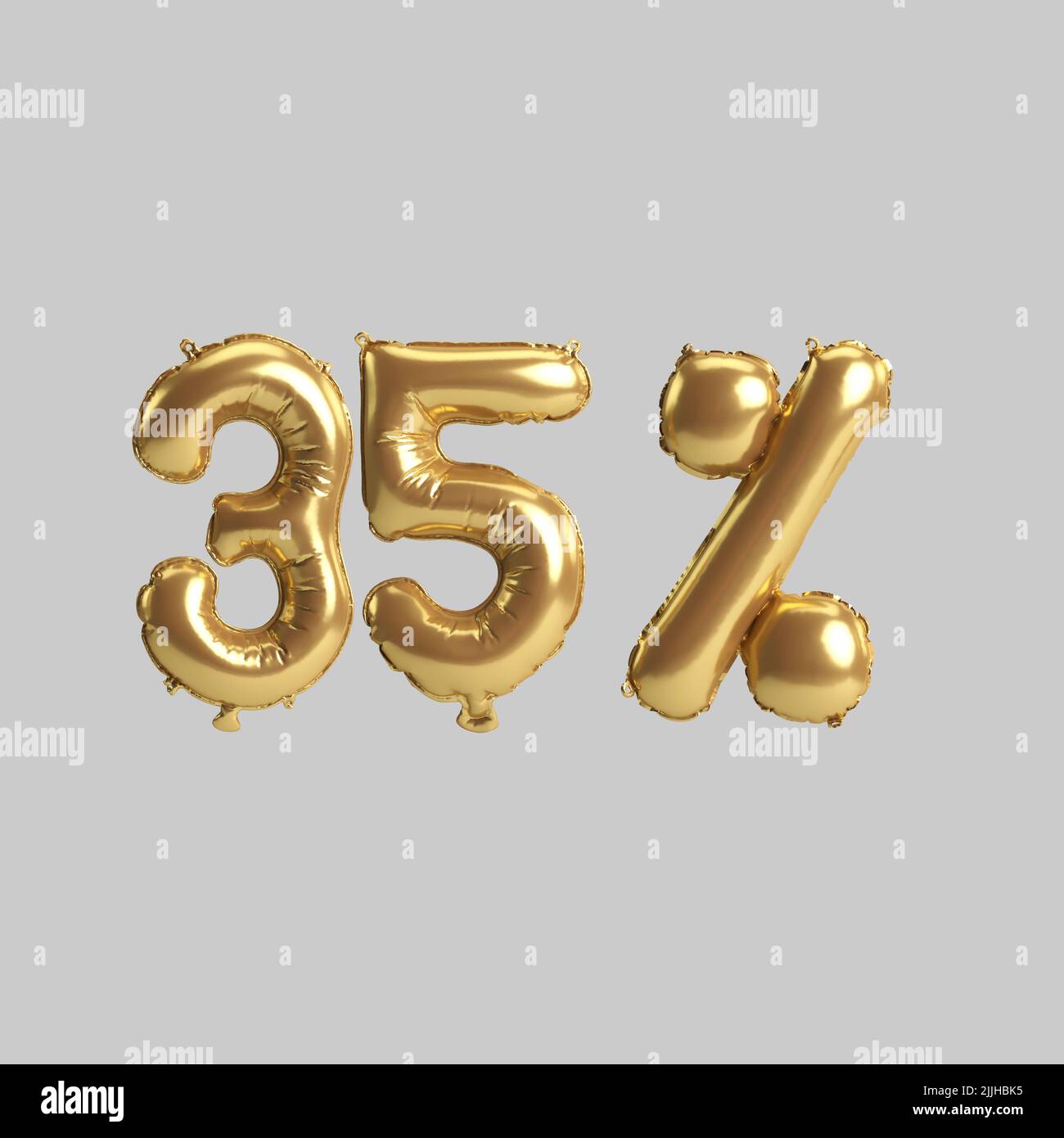 3d number 35 gold hi-res stock photography and images - Alamy