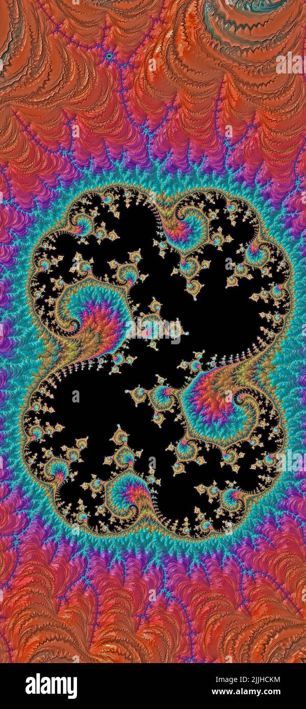 Abstract Colorful Fractals Stock Photo - Alamy