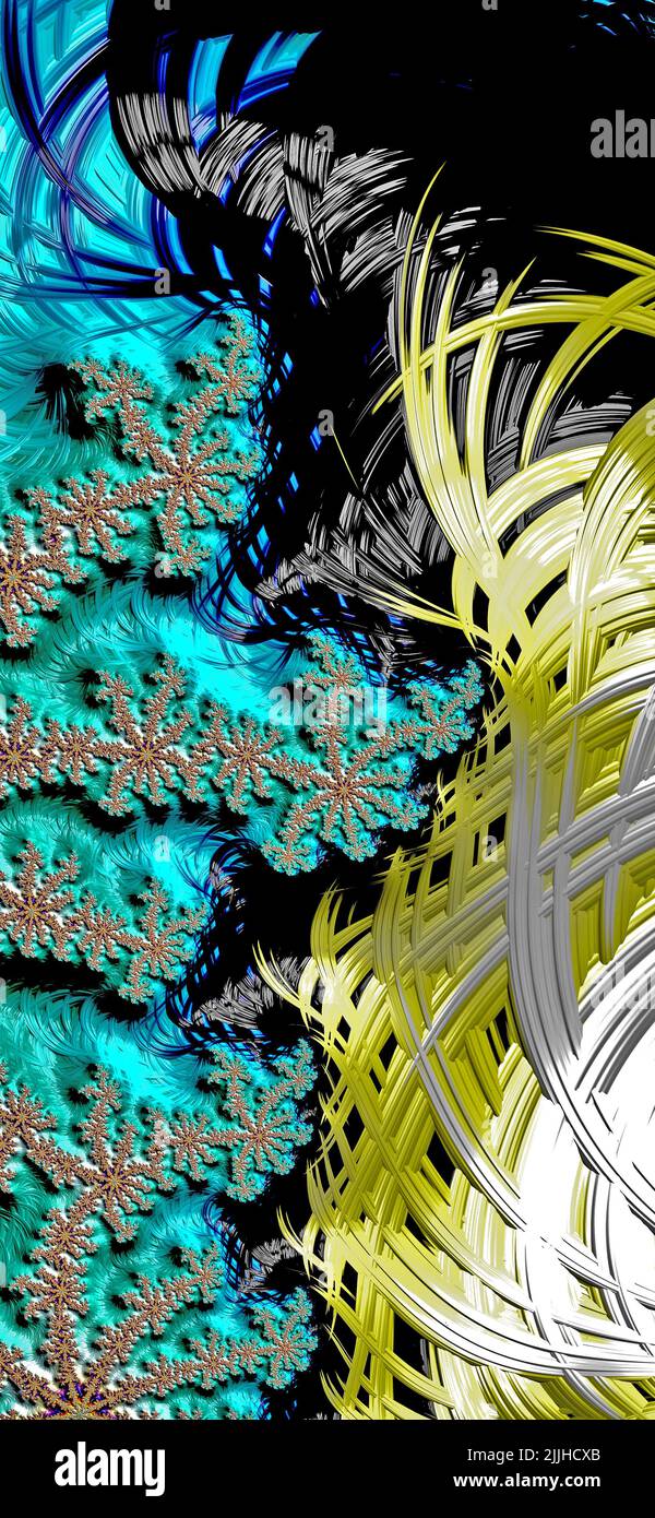Abstract Colorful Fractals Stock Photo - Alamy