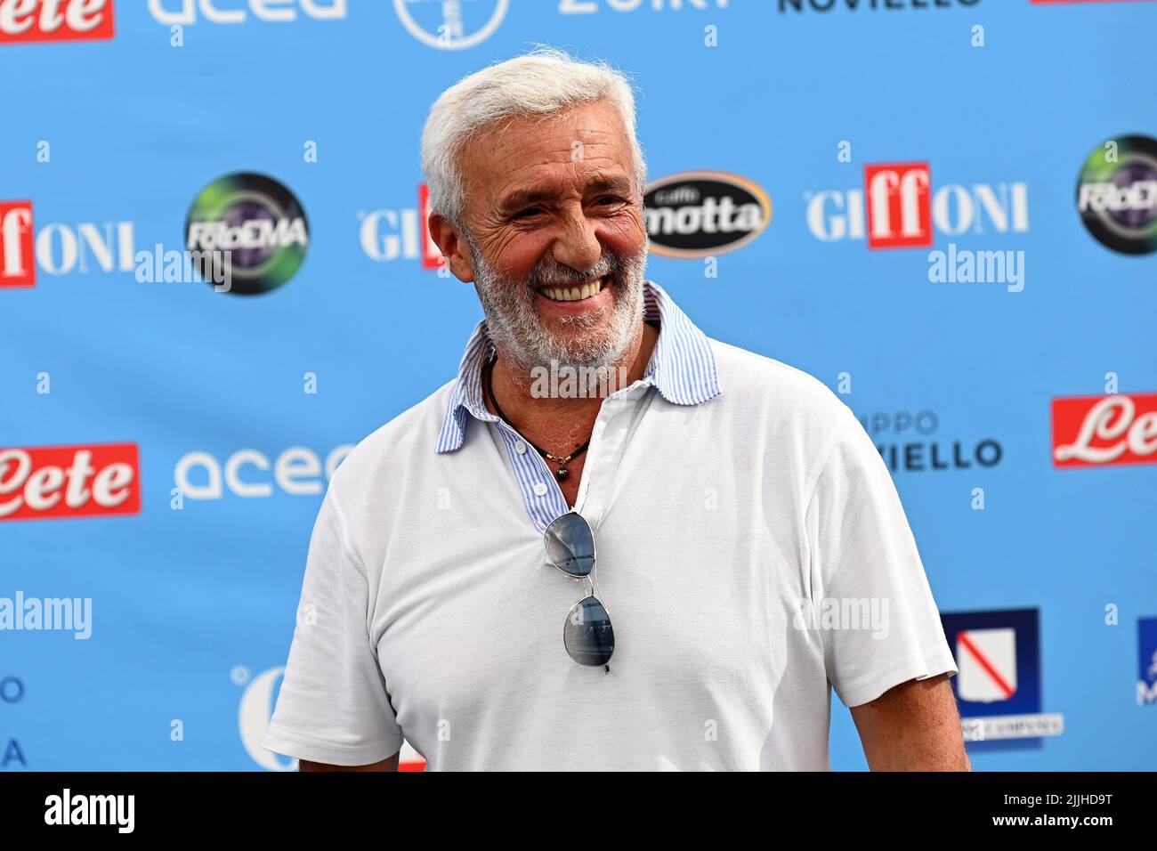 GIFFONI VALLE PIANA, ITALY - JULY 26: Patrizio Rispo attend the ...