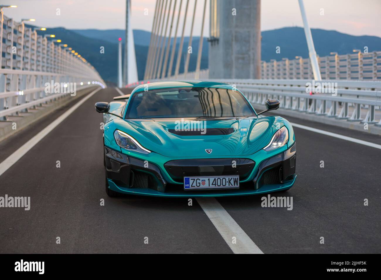 Rimac Nevera an all-electric sports car driven by Chief Program ...