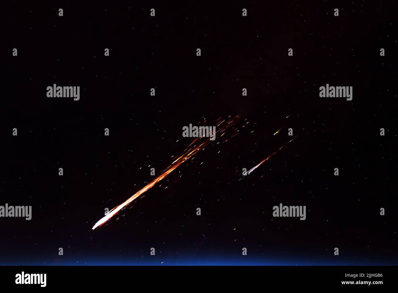 Asteroid in open space. Elements of this image furnished by NASA. High ...