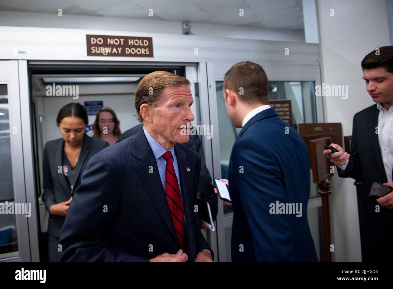 United States Senator Richard Blumenthal (Democrat of Connecticut ...