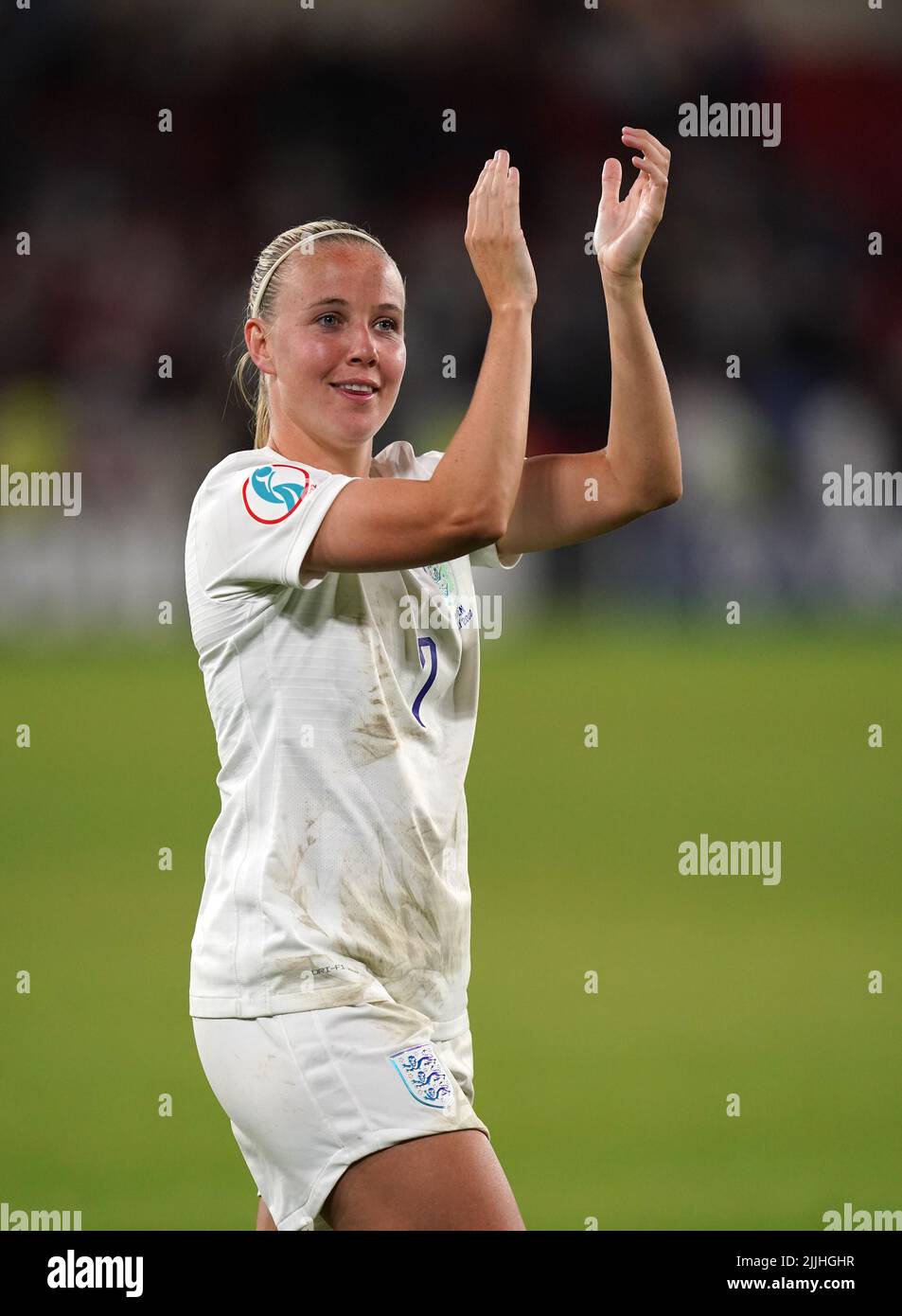 England's Beth Mead celebrate after the UEFA Women's Euro 2022 semi ...