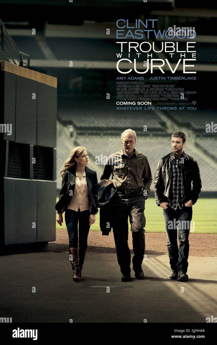 AMY ADAMS, CLINT EASTWOOD, JUSTIN TIMBERLAKE POSTER, TROUBLE WITH THE ...
