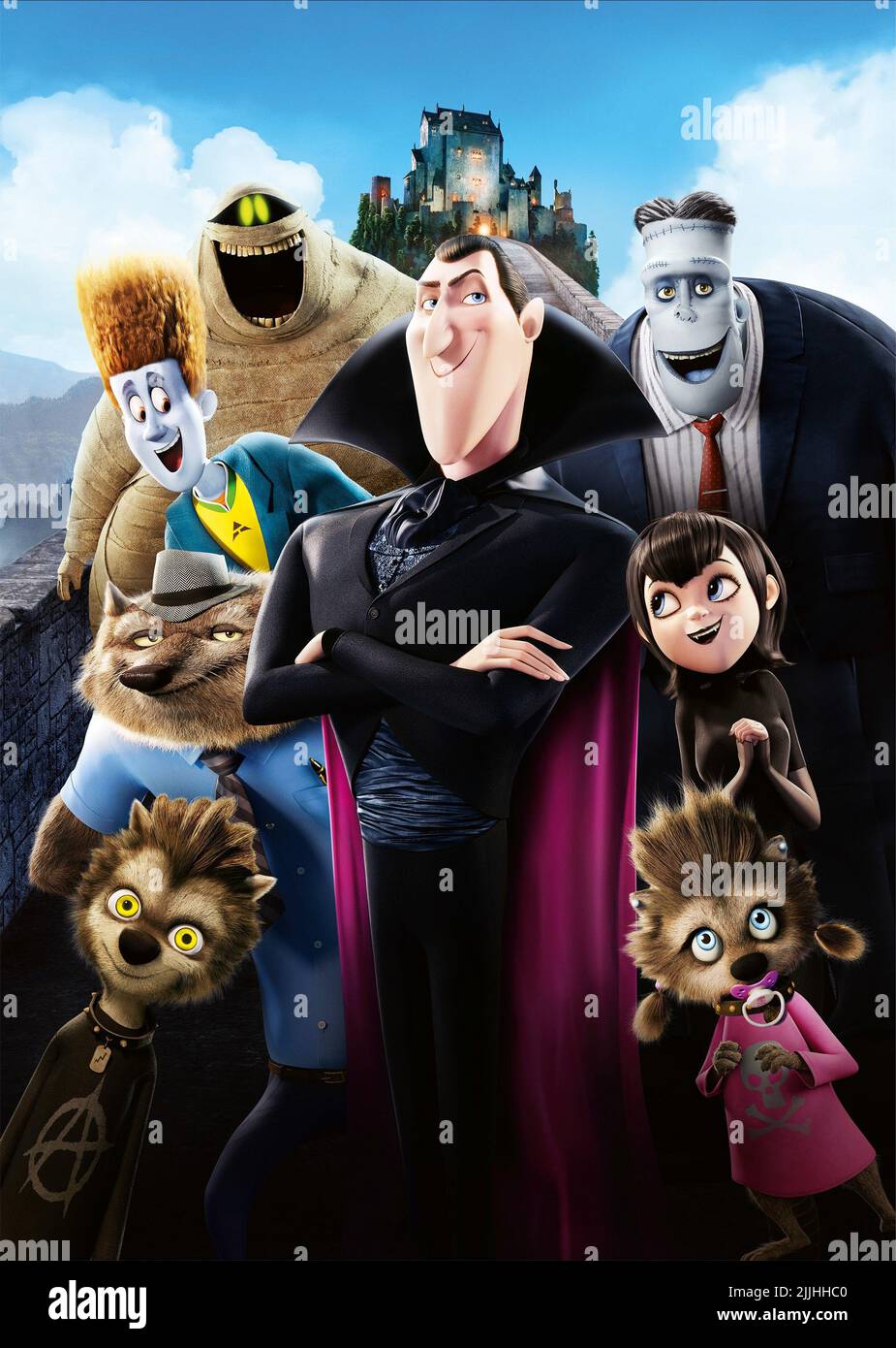 MURRAY THE MUMMY, WAYNE, DRACULA, FRANK, MAVIS, HOTEL TRANSYLVANIA ...