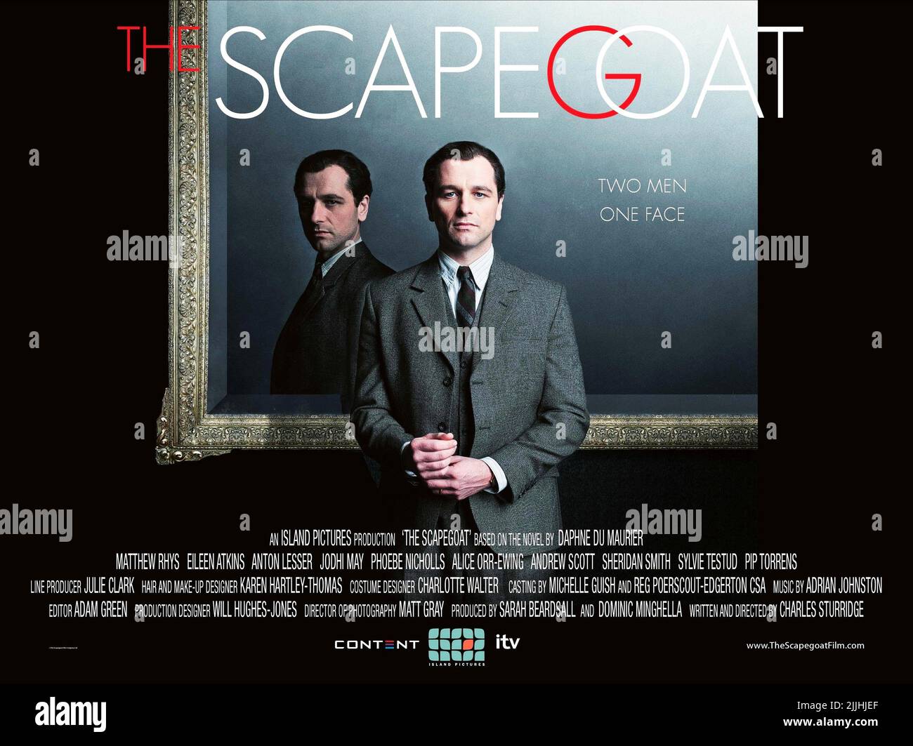 MATTHEW RHYS POSTER, THE SCAPEGOAT, 2012 Stock Photo - Alamy