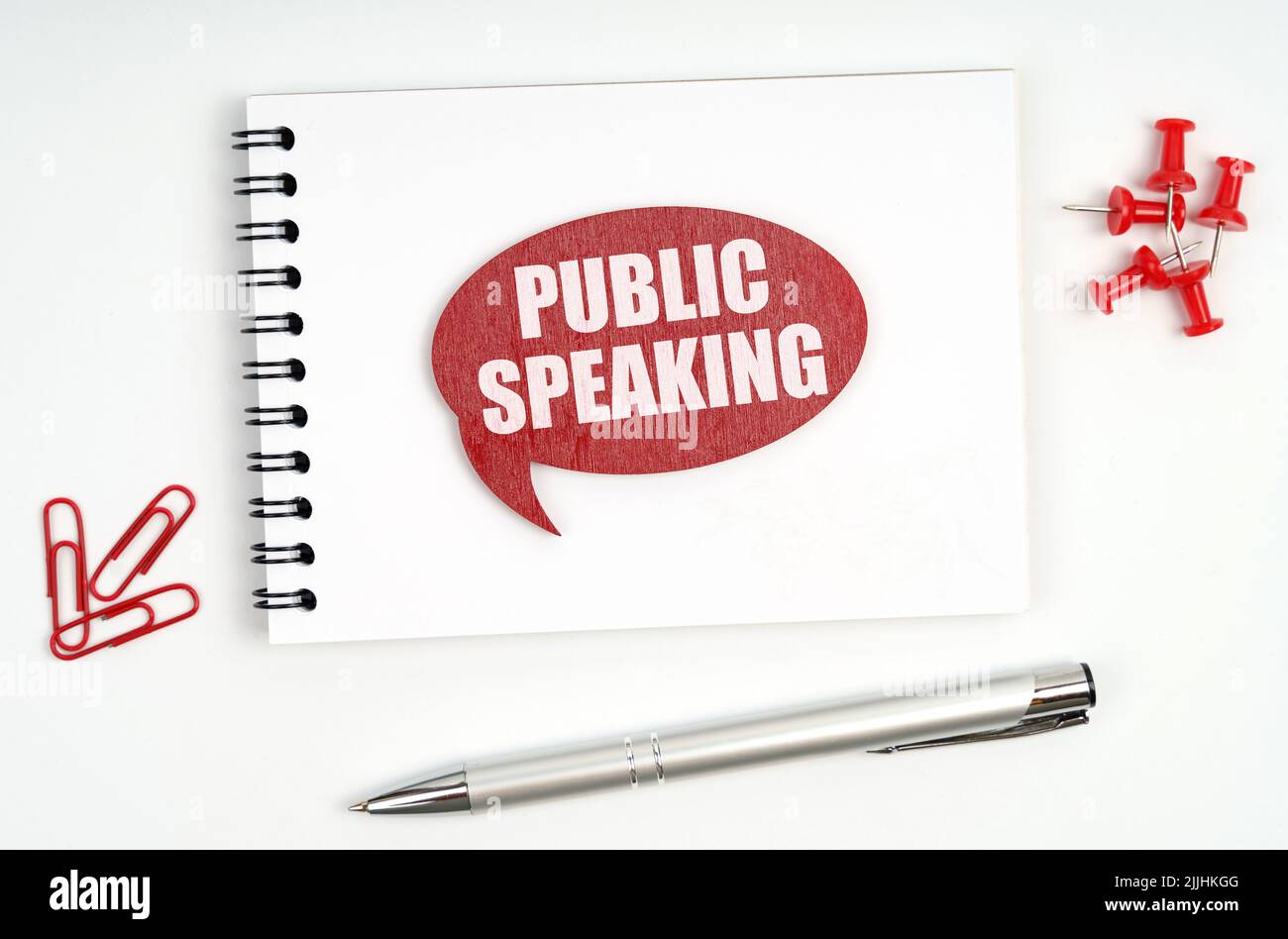 Business concept. On the table there are stationery, a notebook and a ...