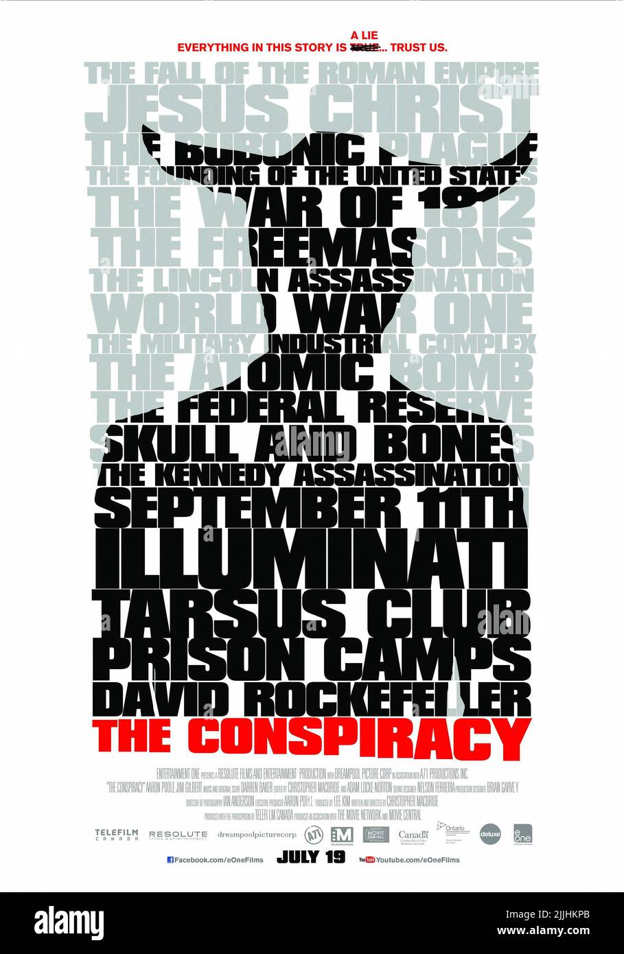 MOVIE POSTER, THE CONSPIRACY, 2012 Stock Photo - Alamy