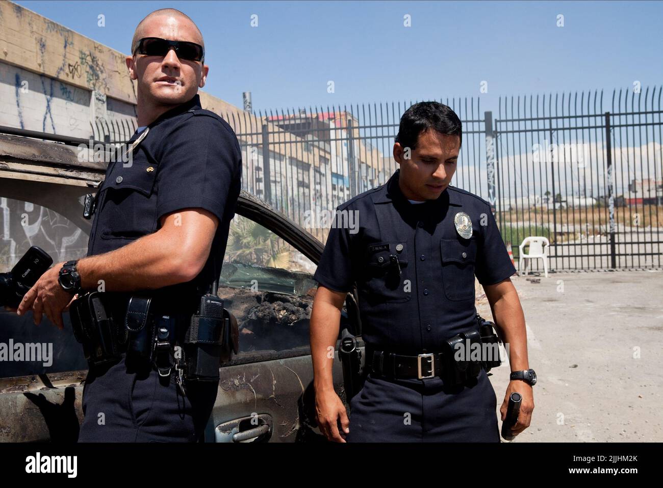 GYLLENHAAL,PENA, END OF WATCH, 2012 Stock Photo - Alamy