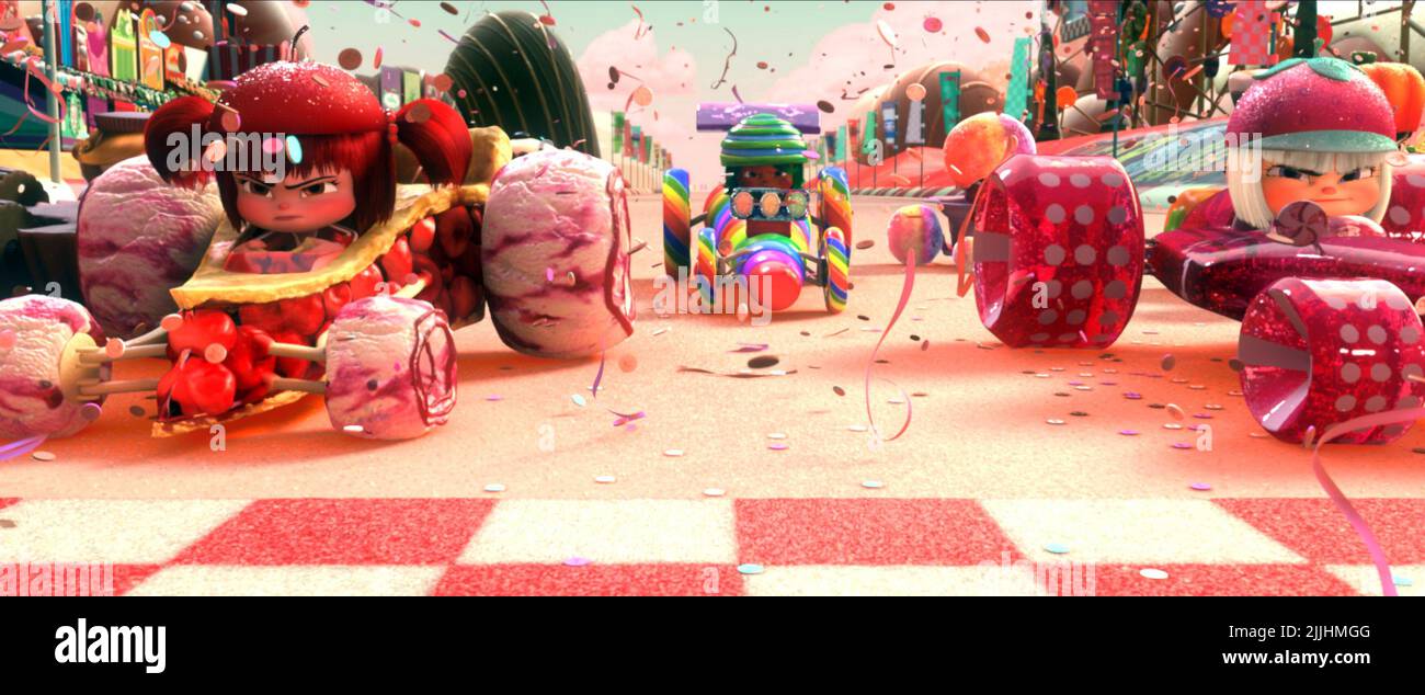RACE SCENE, WRECK-IT RALPH, 2012 Stock Photo - Alamy