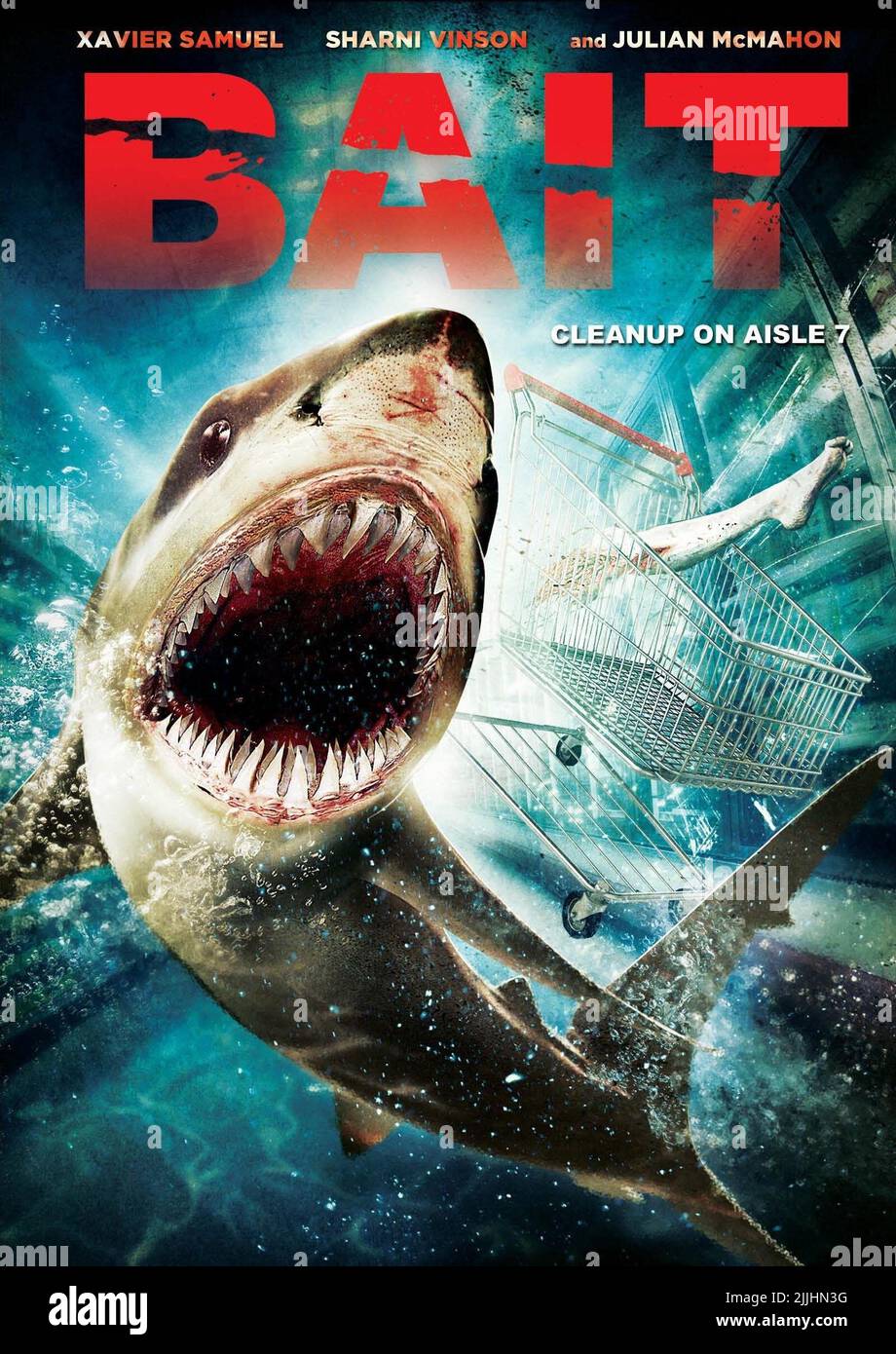 SHARK POSTER, BAIT, 2012 Stock Photo - Alamy