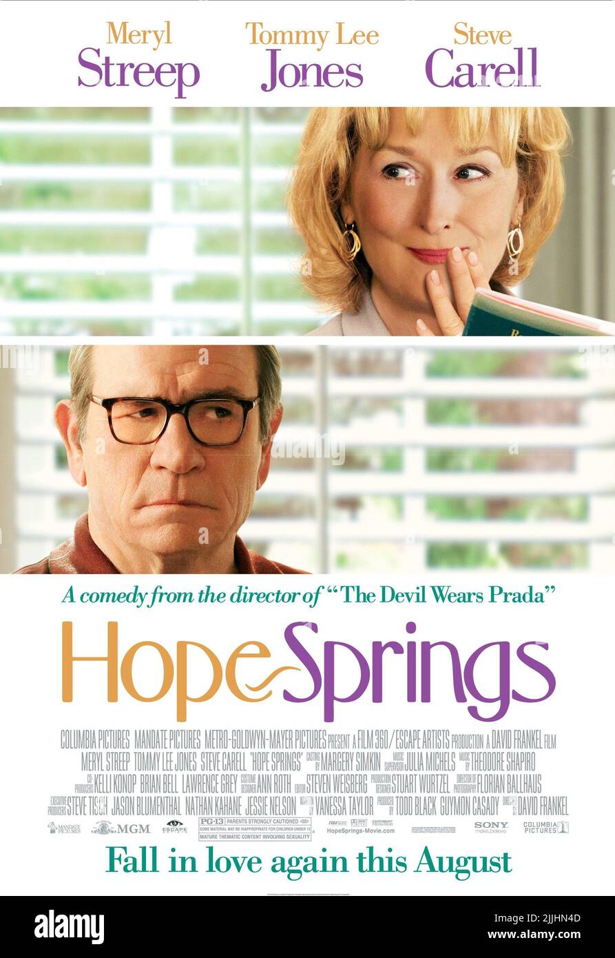 MERYL STREEP, TOMMY LEE JONES, HOPE SPRINGS, 2012 Stock Photo - Alamy