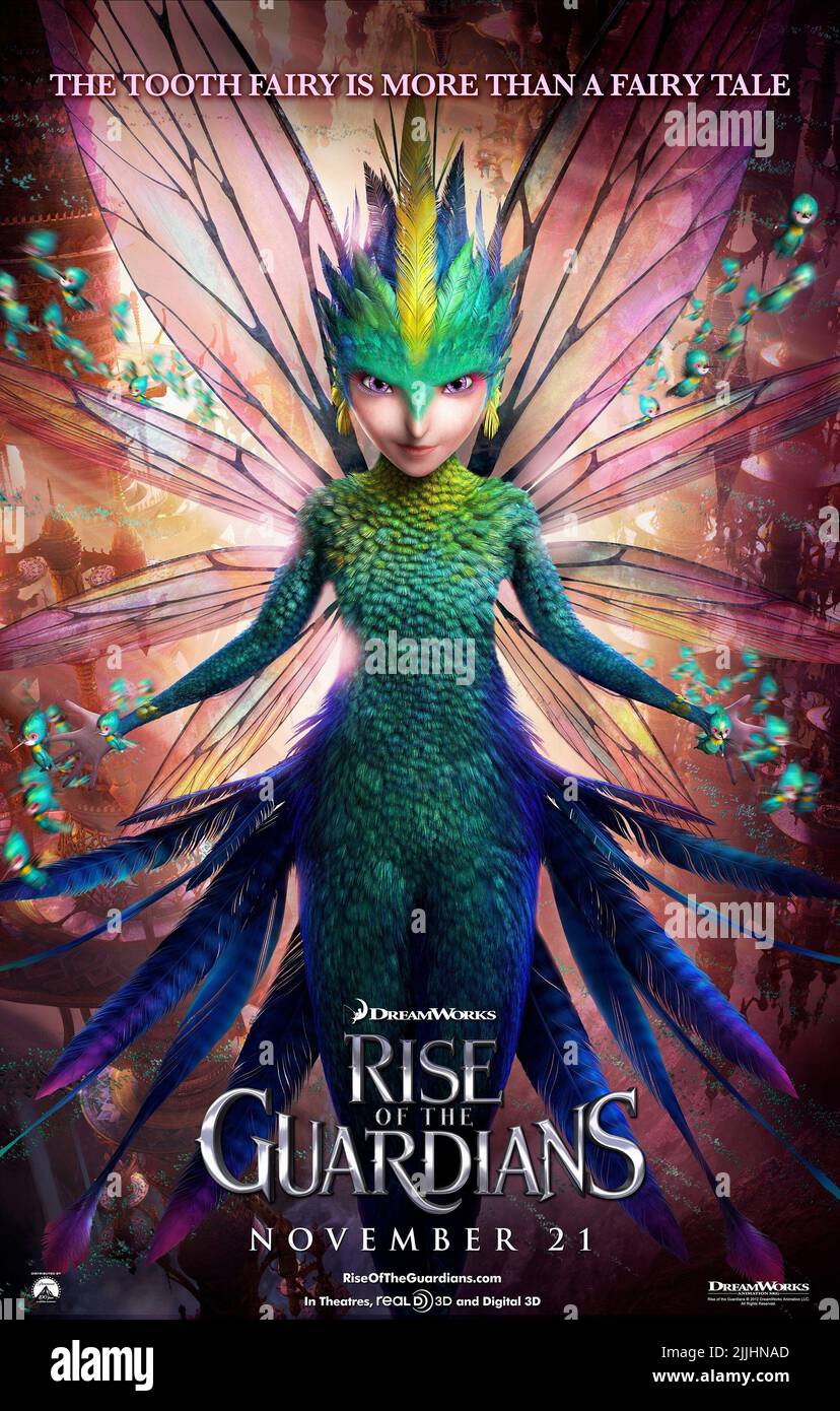 TOOTH POSTER, RISE OF THE GUARDIANS, 2012 Stock Photo - Alamy