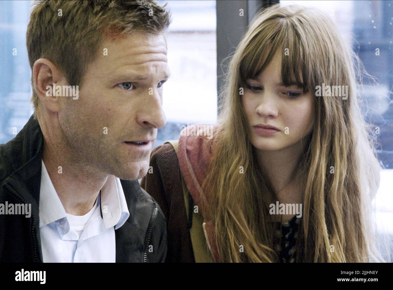 Aaron eckhart liana liberato expatriate hi-res stock photography and ...