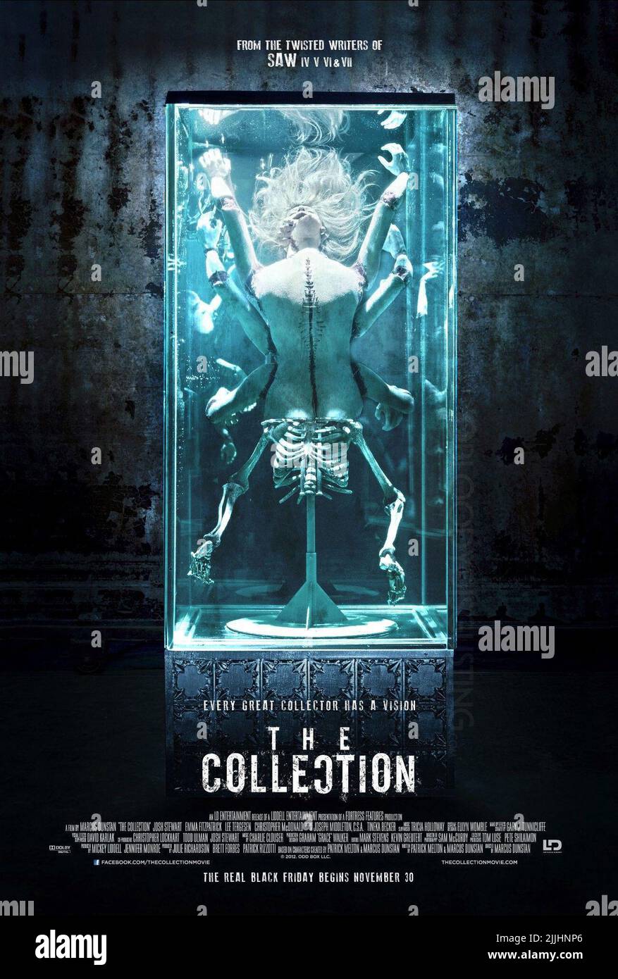 BODY PARTS IN GLASS CABINET POSTER, THE COLLECTION, 2012 Stock Photo ...
