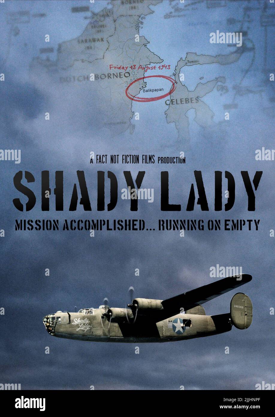 B-24 BOMBER MOVIE POSTER, SHADY LADY, 2012 Stock Photo - Alamy