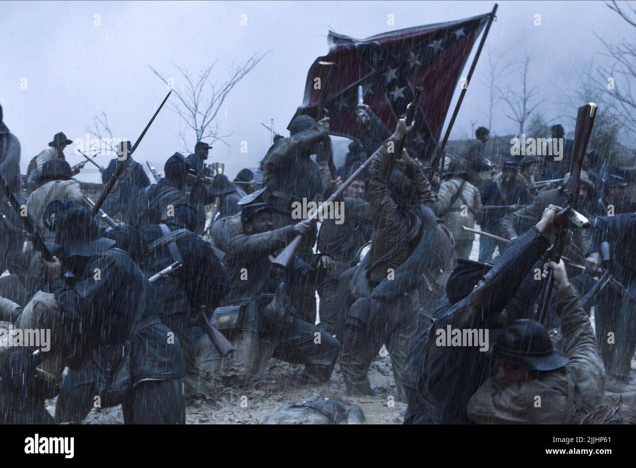 Civil War Battle Scene