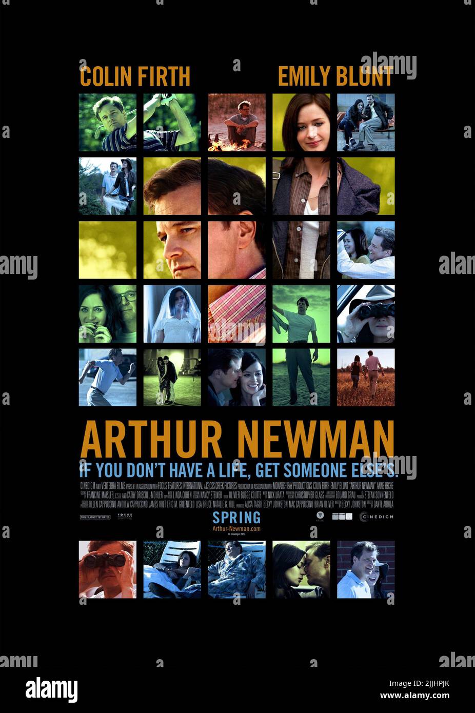 COLIN FIRTH, EMILY BLUNT POSTER, ARTHUR AND MIKE, 2012 Stock Photo - Alamy