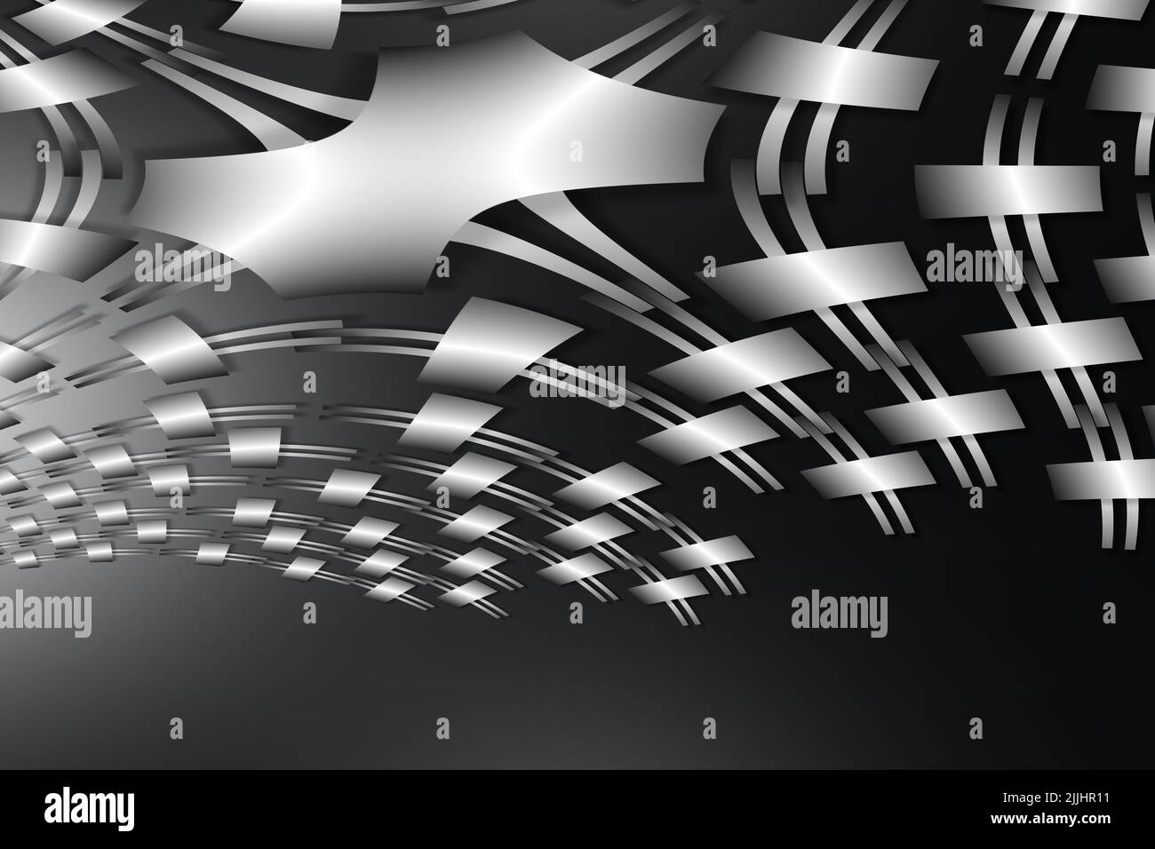 A simple wallpaper with black background and silver patterns Stock ...