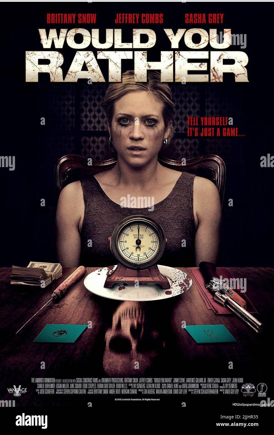 MOVIE POSTER, WOULD YOU RATHER, 2012 Stock Photo - Alamy