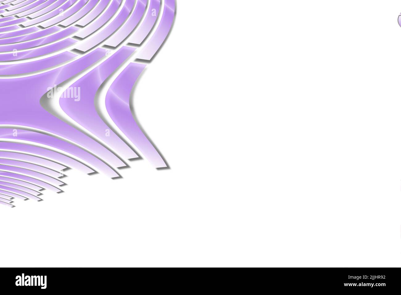 A simple wallpaper with white background and purple pattern on upper ...