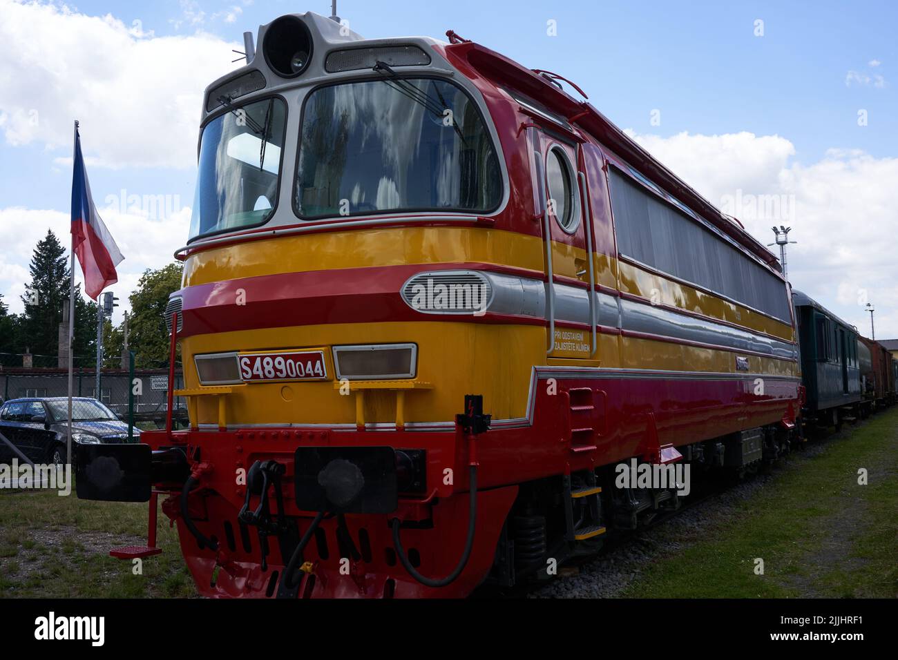 Luzna, Czech Republic - July 2, 2022 - The Railway museum Czech ...