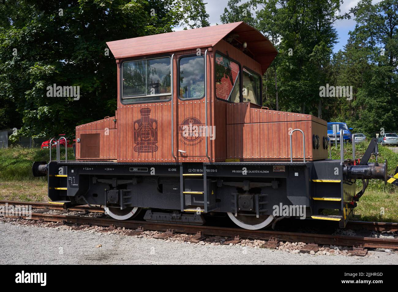 Luzna, Czech Republic - July 2, 2022 - The Railway museum Czech ...