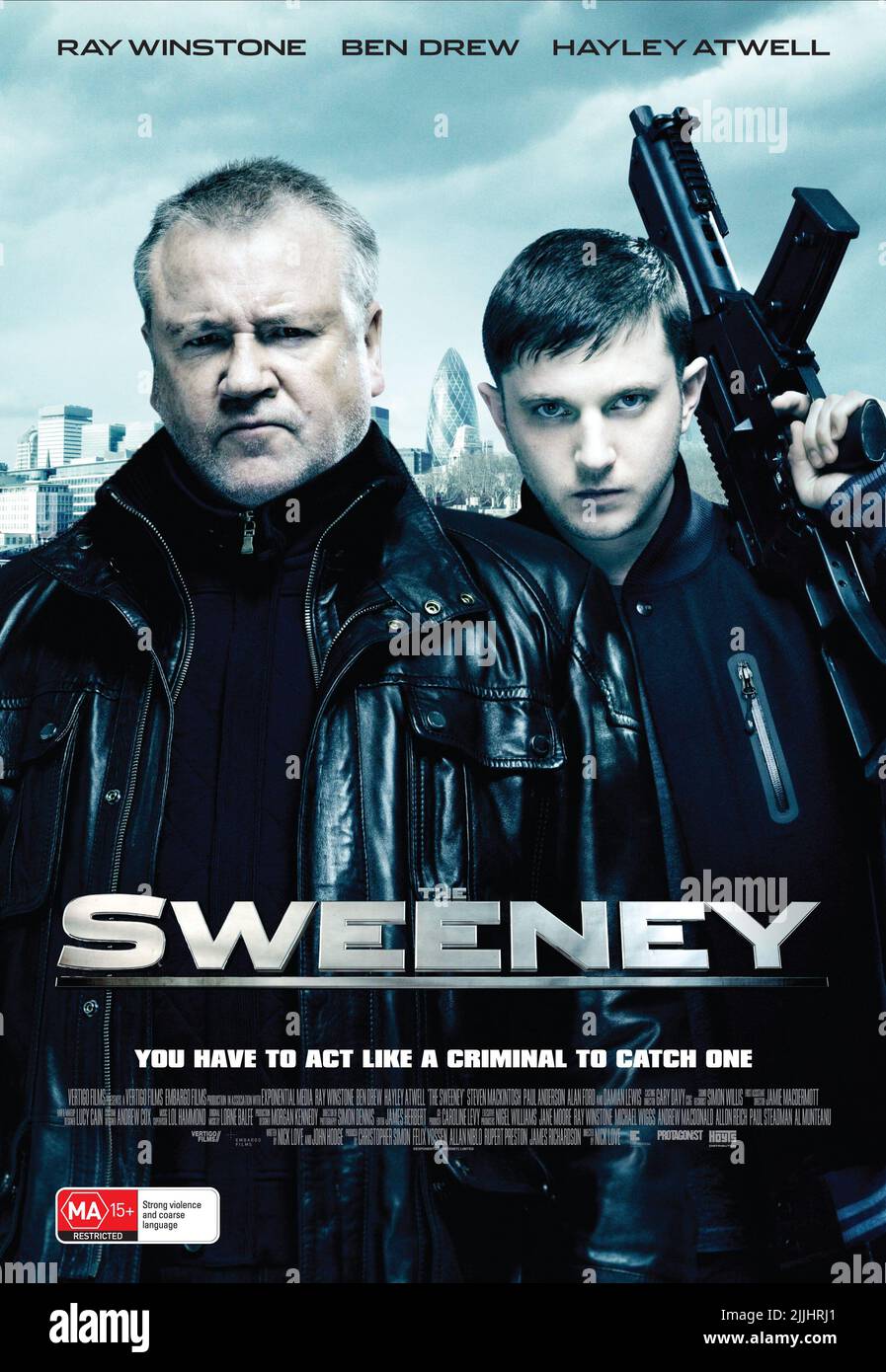 RAY WINSTONE, BEN DREW POSTER, THE SWEENEY, 2012 Stock Photo - Alamy