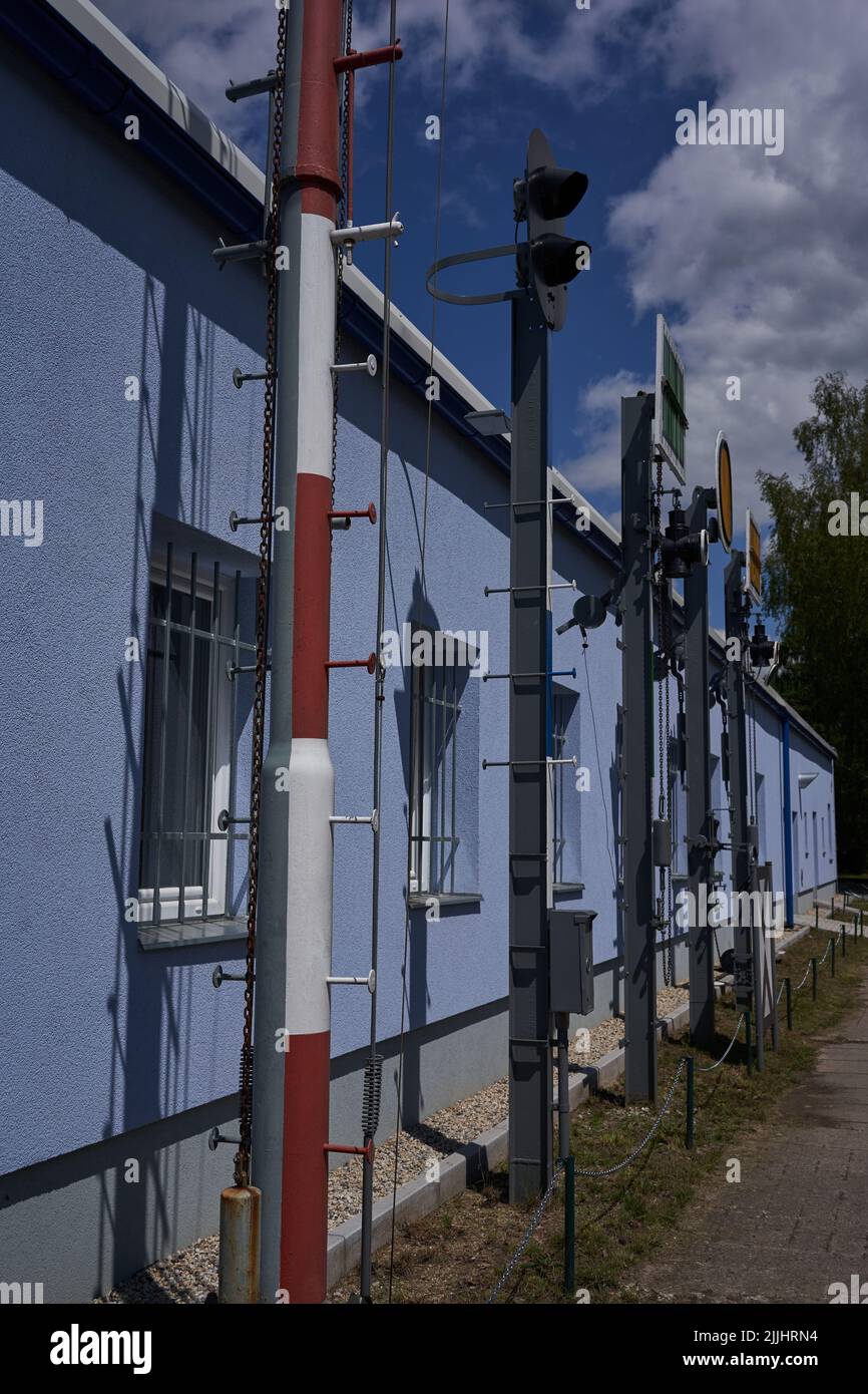 Luzna, Czech Republic - July 2, 2022 - The Railway museum Czech ...