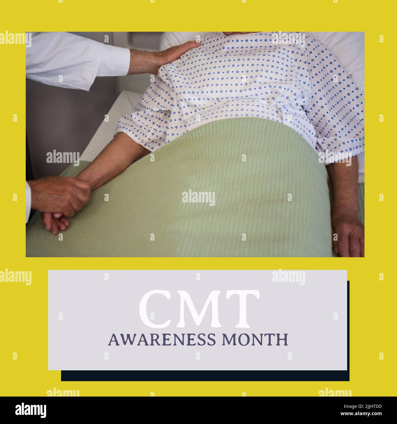 Composition of cmt awareness month text with diverse doctor and patient ...