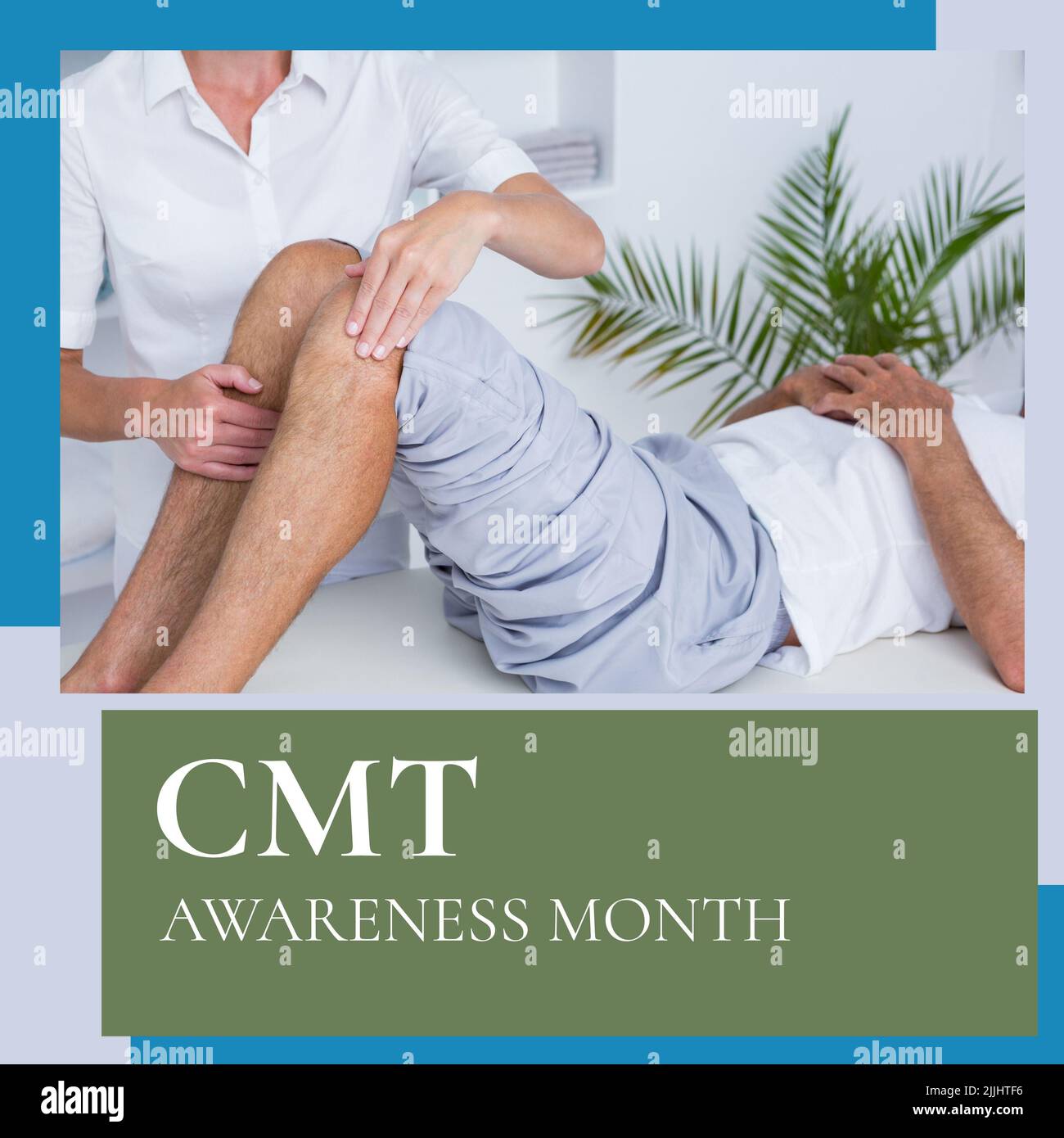 Composition of cmt awareness day text with diverse doctor and patient ...