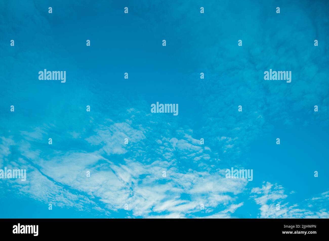 Altocumulus sky air weather blue background high cloudy atmosphere Stock Photo - Alamy