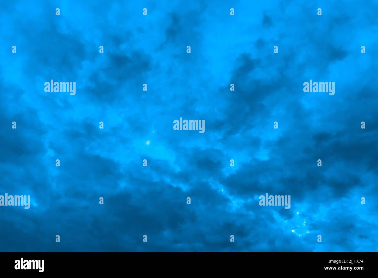 Dark blue sky clouds weather change rain nature climate background ...