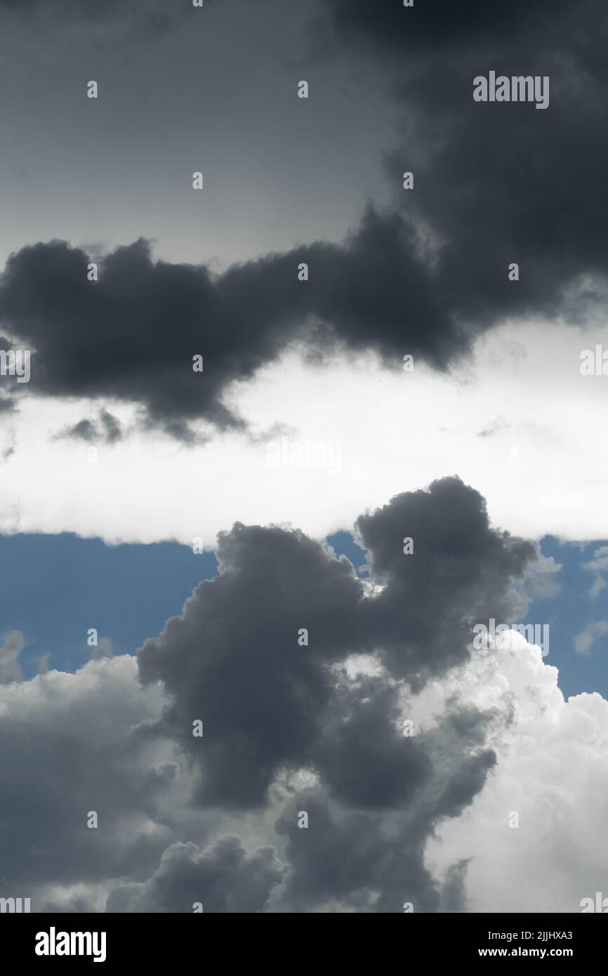 Sky dark rain clouds storm cloudy weather nature change weather ...