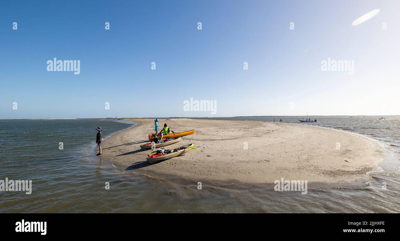Crab Bank Island in South Carolina located in Charleston Harbor ...
